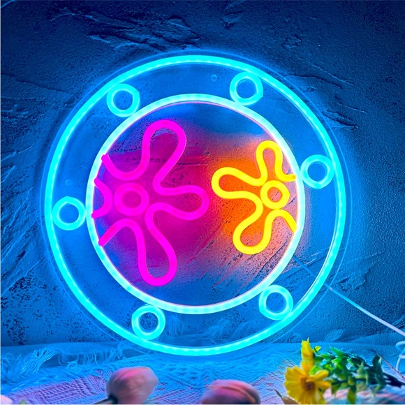 Urban Outfitters | Wall Decor | Neon Bikini Bottom Spongebob ...